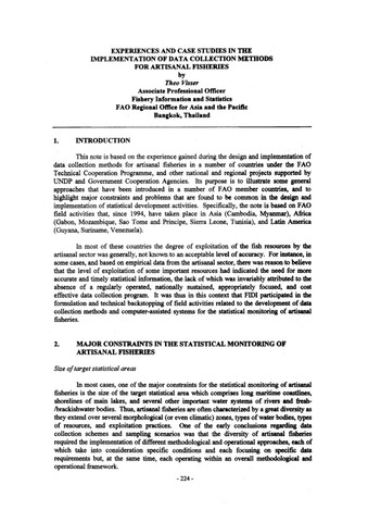 Experiences and case studies in the implementation of data collection ...