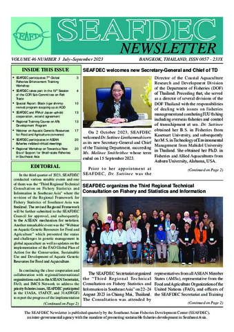 SEAFDEC Newsletter Vol.46 No.3