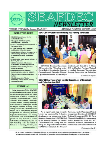 SEAFDEC Newsletter Vol.47 No.1
