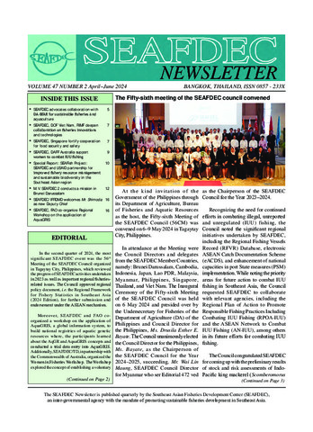 SEAFDEC Newsletter Vol.47 No.2