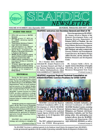SEAFDEC Newsletter Vol.48 No.3